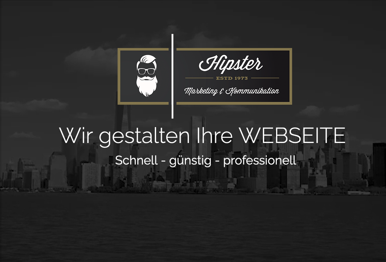 Hipster-Marketing – Premium Webdesign zum kleinen Preis